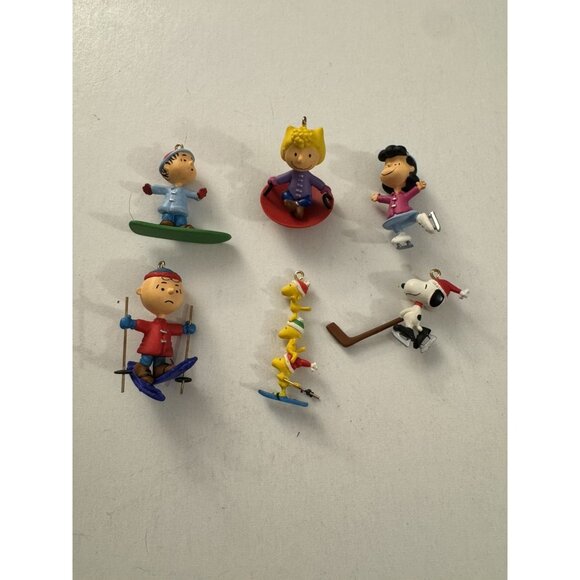 Hallmark | Holiday | Hallmark Lot Of 6 Lucy Charlie Brown Snoopy ...